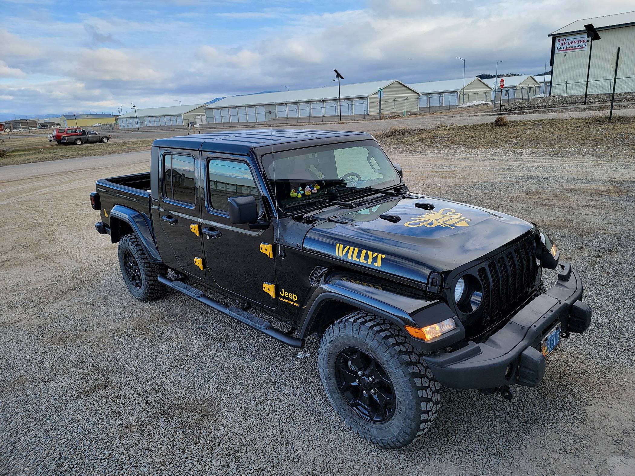 Our new 23 sport s Willys. AEV JK bumper with it's skid plate, frame ...