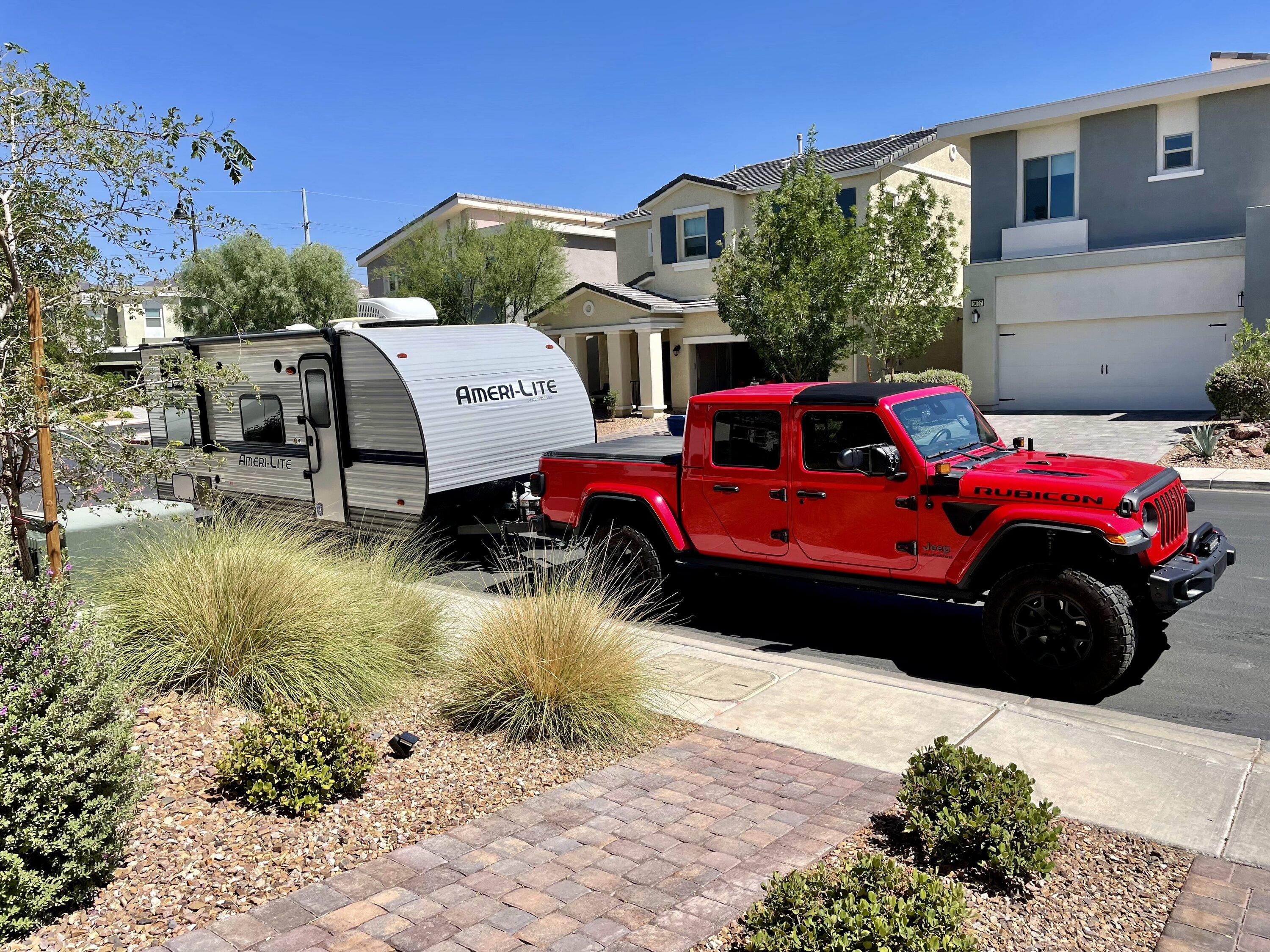 JTR 1st tow report: ~4500 lbs Gulfstream Ameri-Lite trailer | Jeep ...