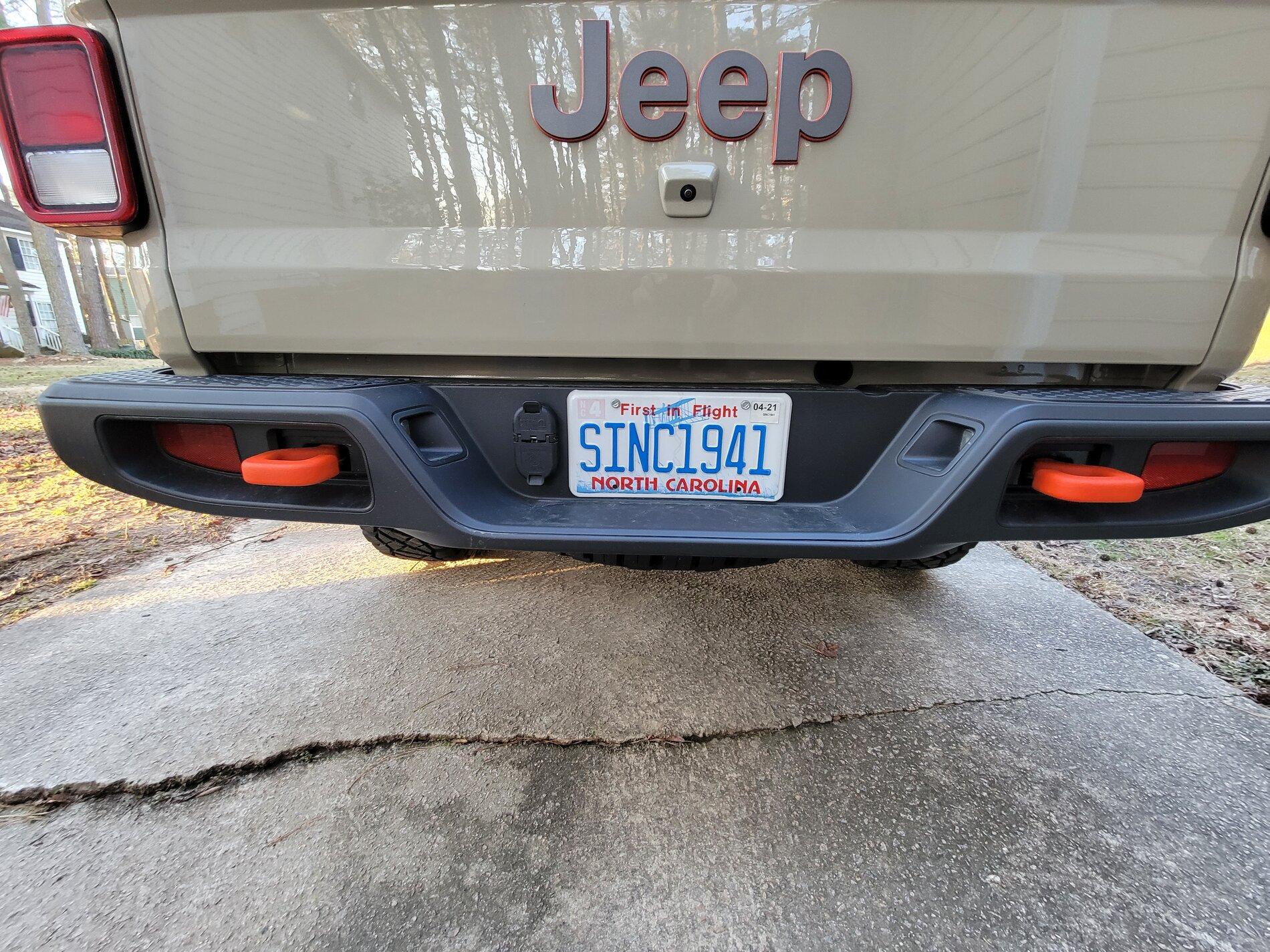 Let's See Your Personalized Plates | Page 2 | Jeep Gladiator (JT) News ...