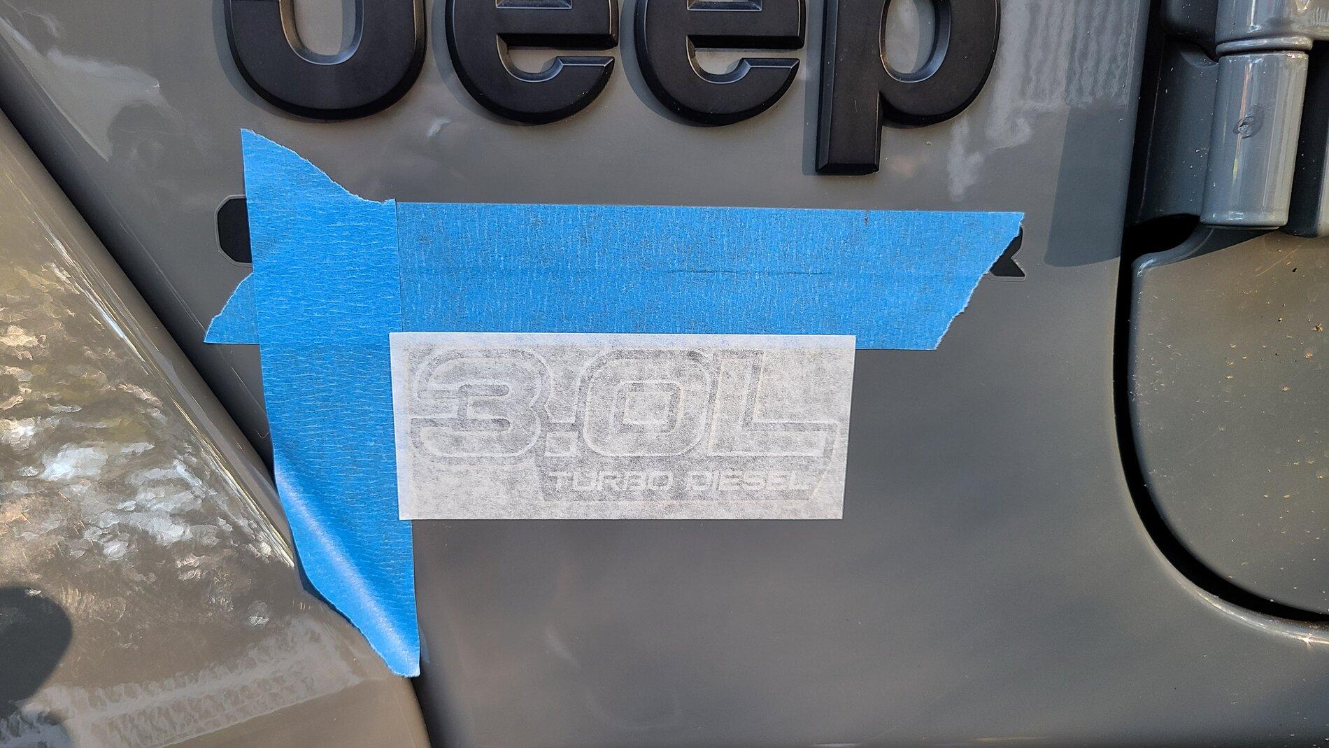 "3.0L Turbo Diesel" Decal | Jeep Gladiator (JT) News, Forum, Community ...