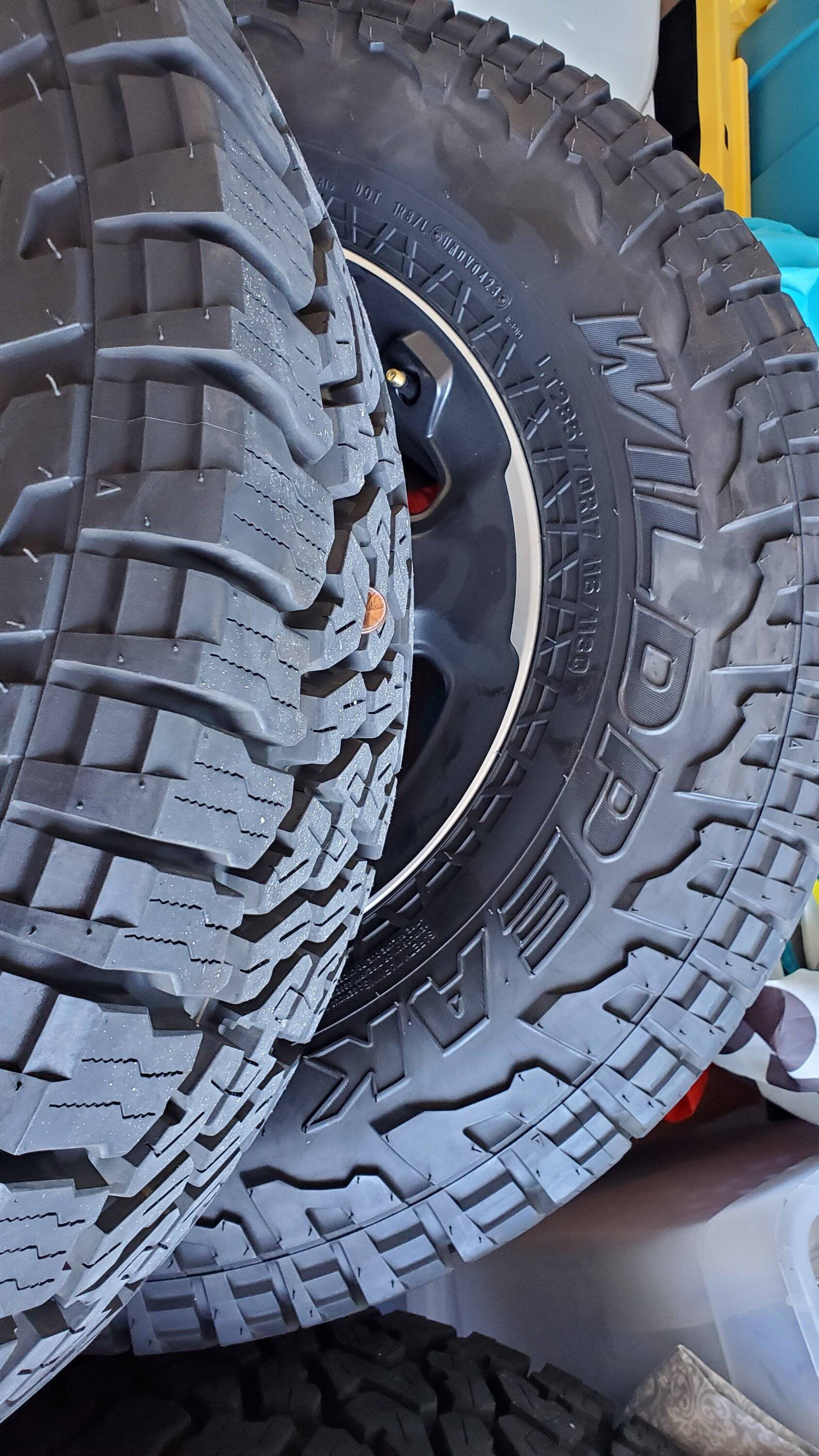 Arizona - (4) 2023 Rubicon JT Stock Wheels and (5) Wildpeak AT 285 ...