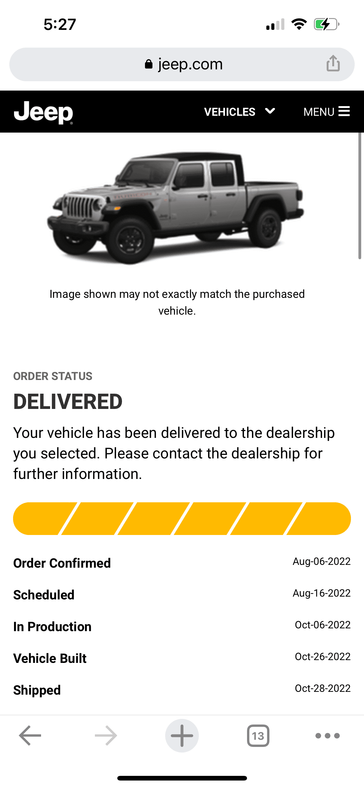 2023 Jeep Gladiator Order…What step are you in? | Page 63 | Jeep ...