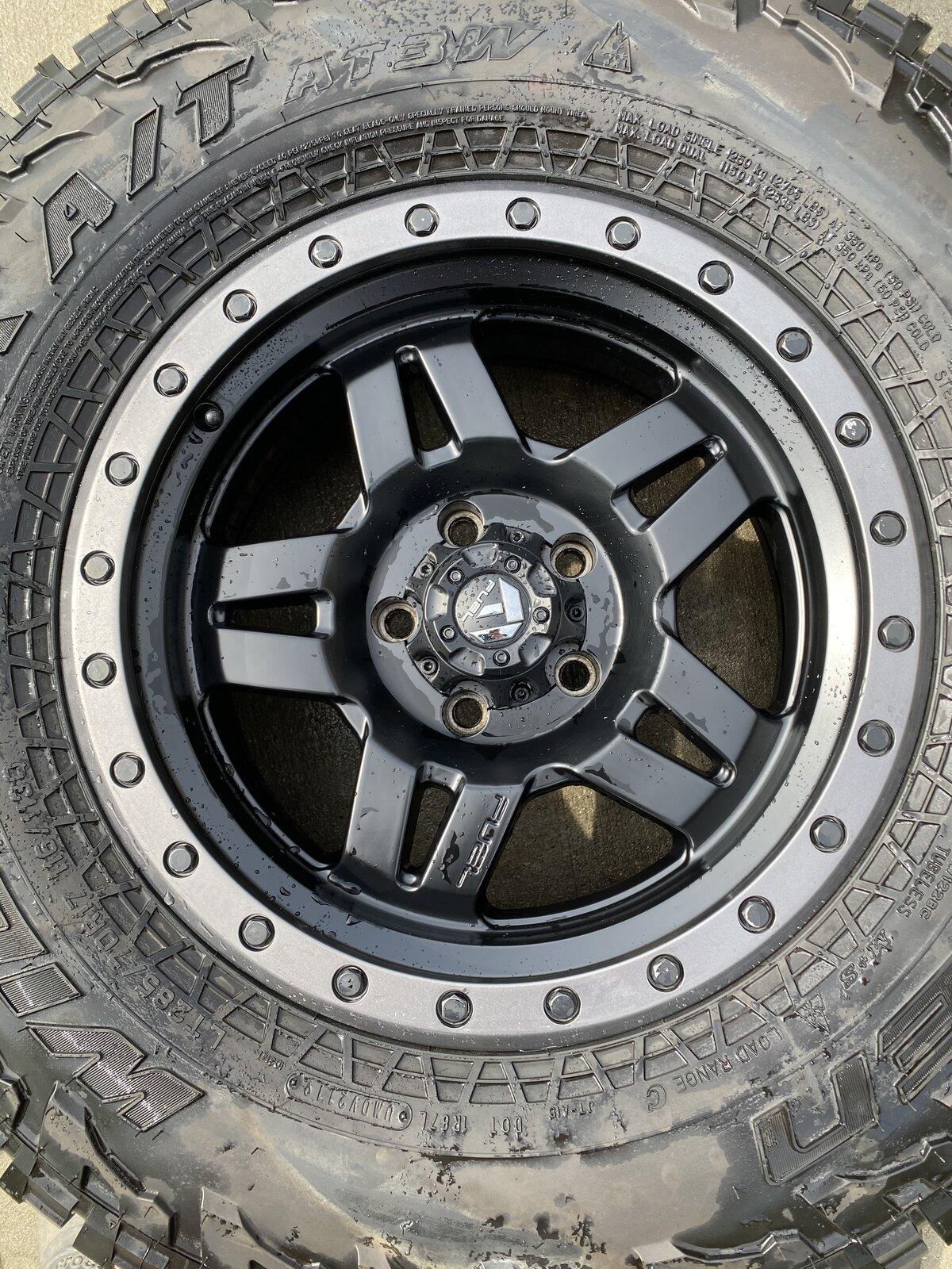 North Carolina - 5- 17” Fuel Anza w/ Falken wildpeak AT | Jeep ...
