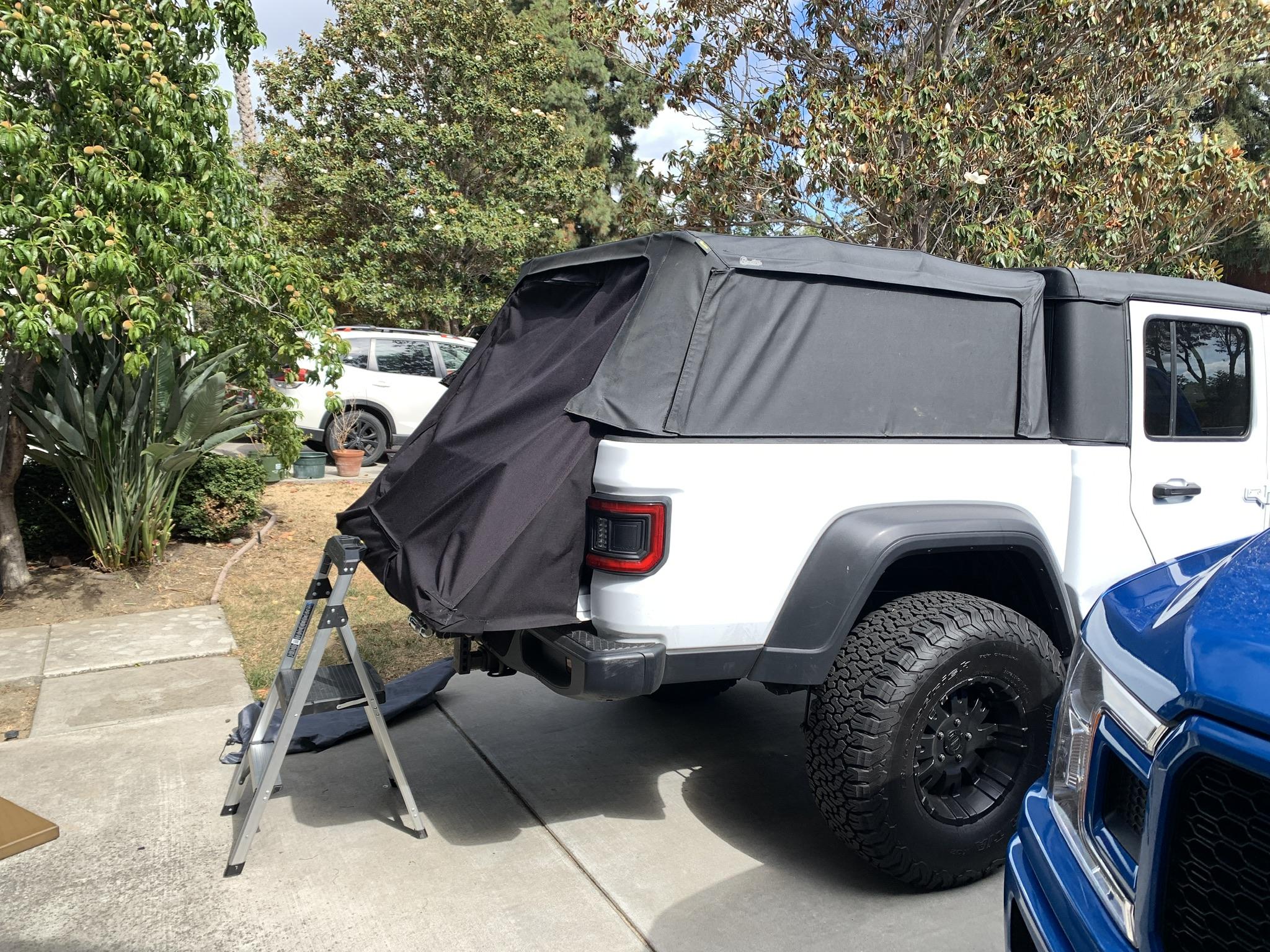 Bestop teaser concept: folding soft cover / shell / topper for ...