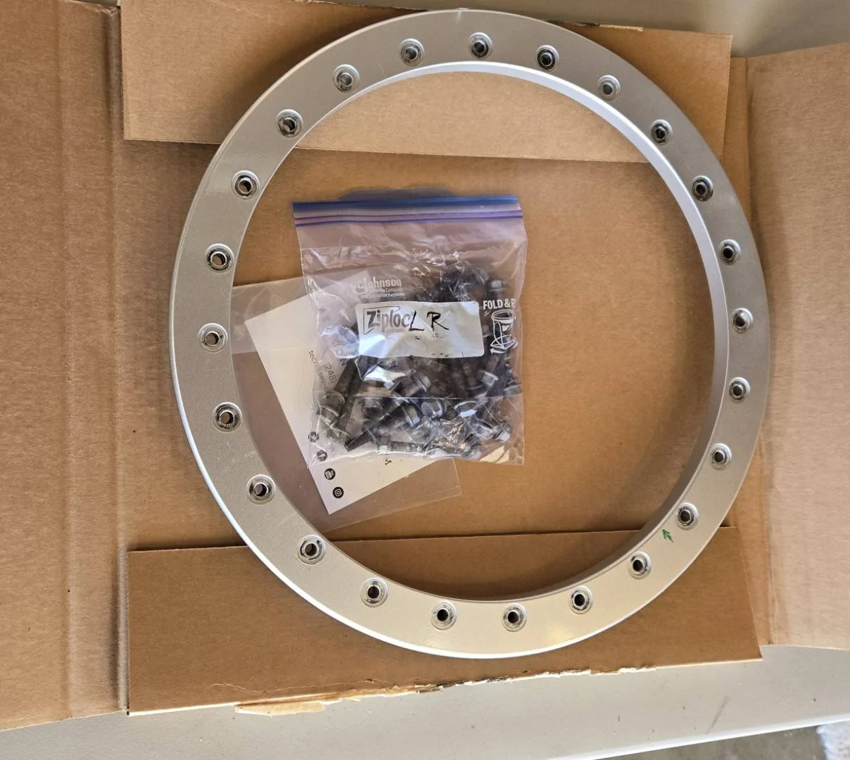 California - (4) AEV Beadlock Rings - M8 Hardware - Silver - Used ...