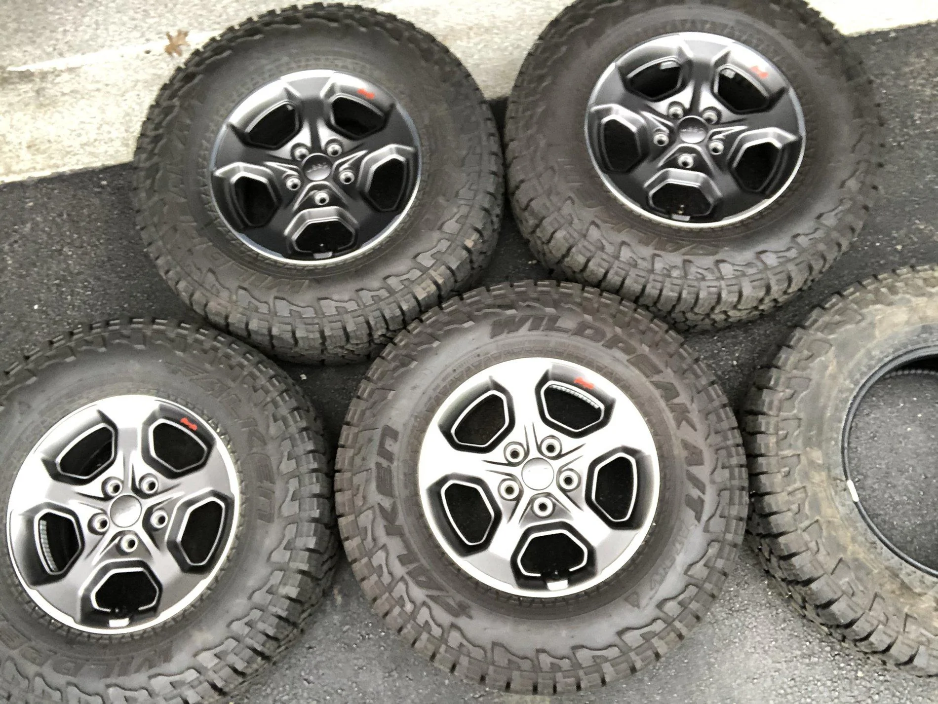 Ohio - Sold: Rubicon wheels with Falken Wildpeak AT3W tires | Jeep ...