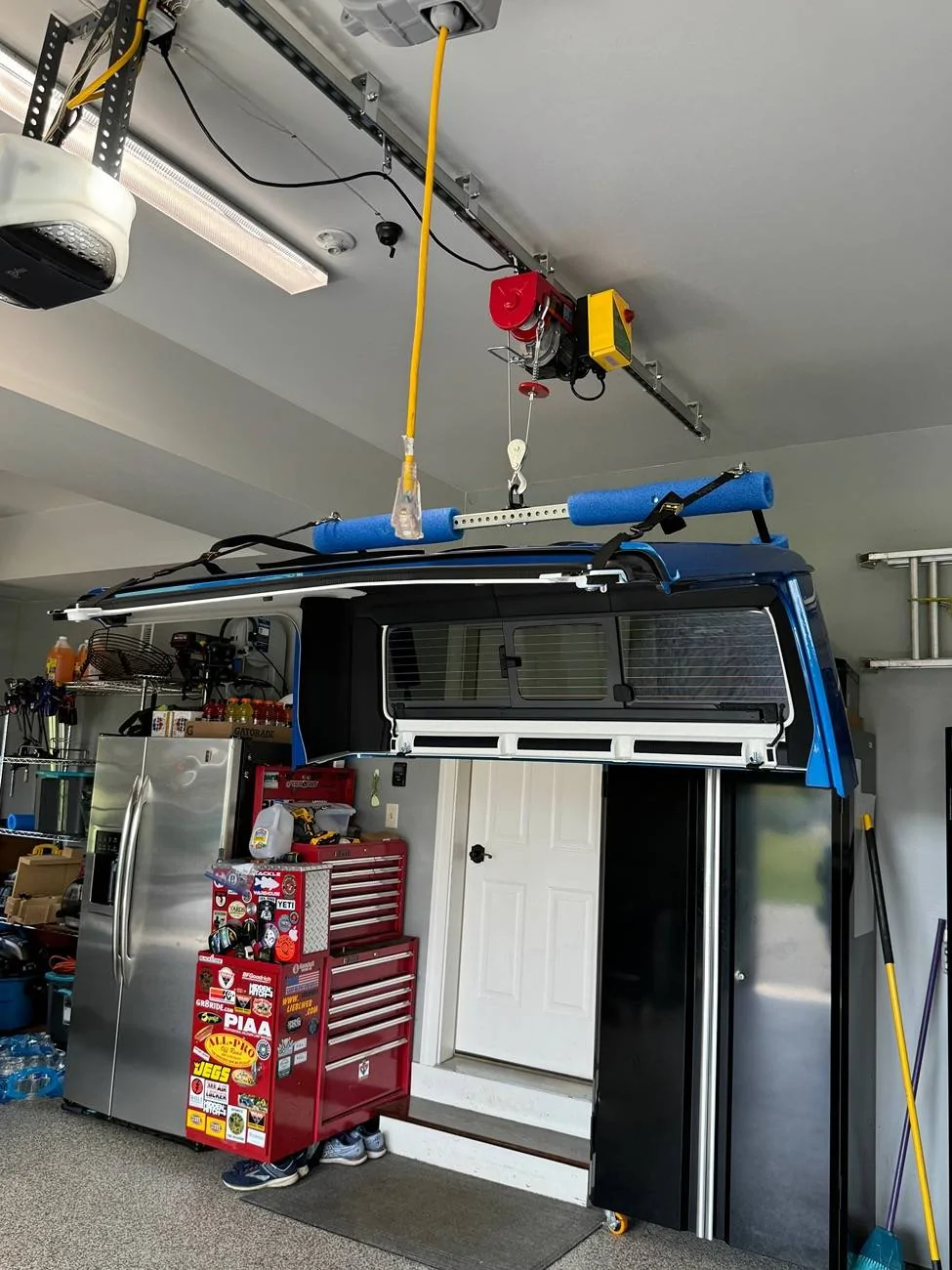 Need contraption for back half hardtop lifting / holding | Jeep ...