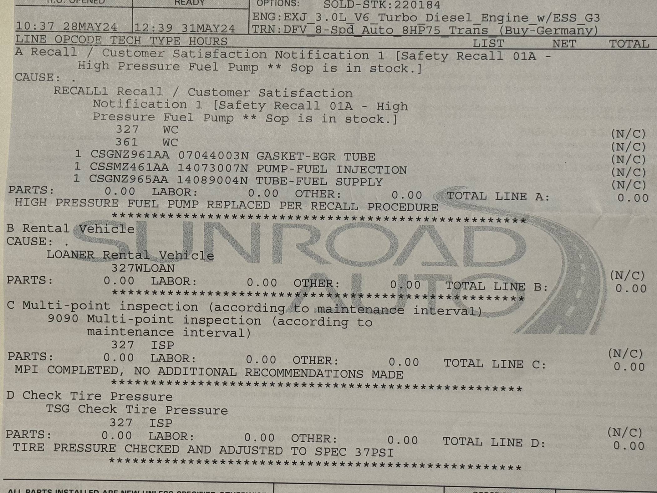 Ecodiesel Recall 01A HPFP Parts are Available | Page 18 | Jeep ...