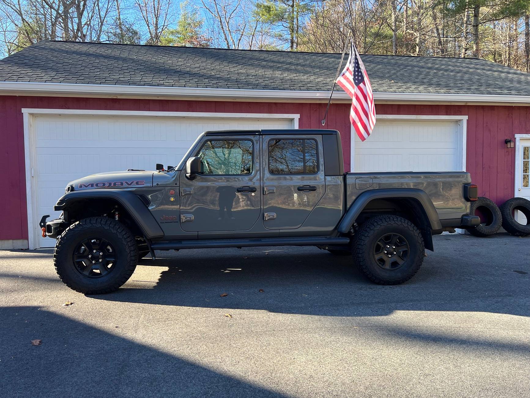 Stock 33's (Falcon AT) to 35's (BFG KO2) 21' Mojave | Jeep Gladiator ...