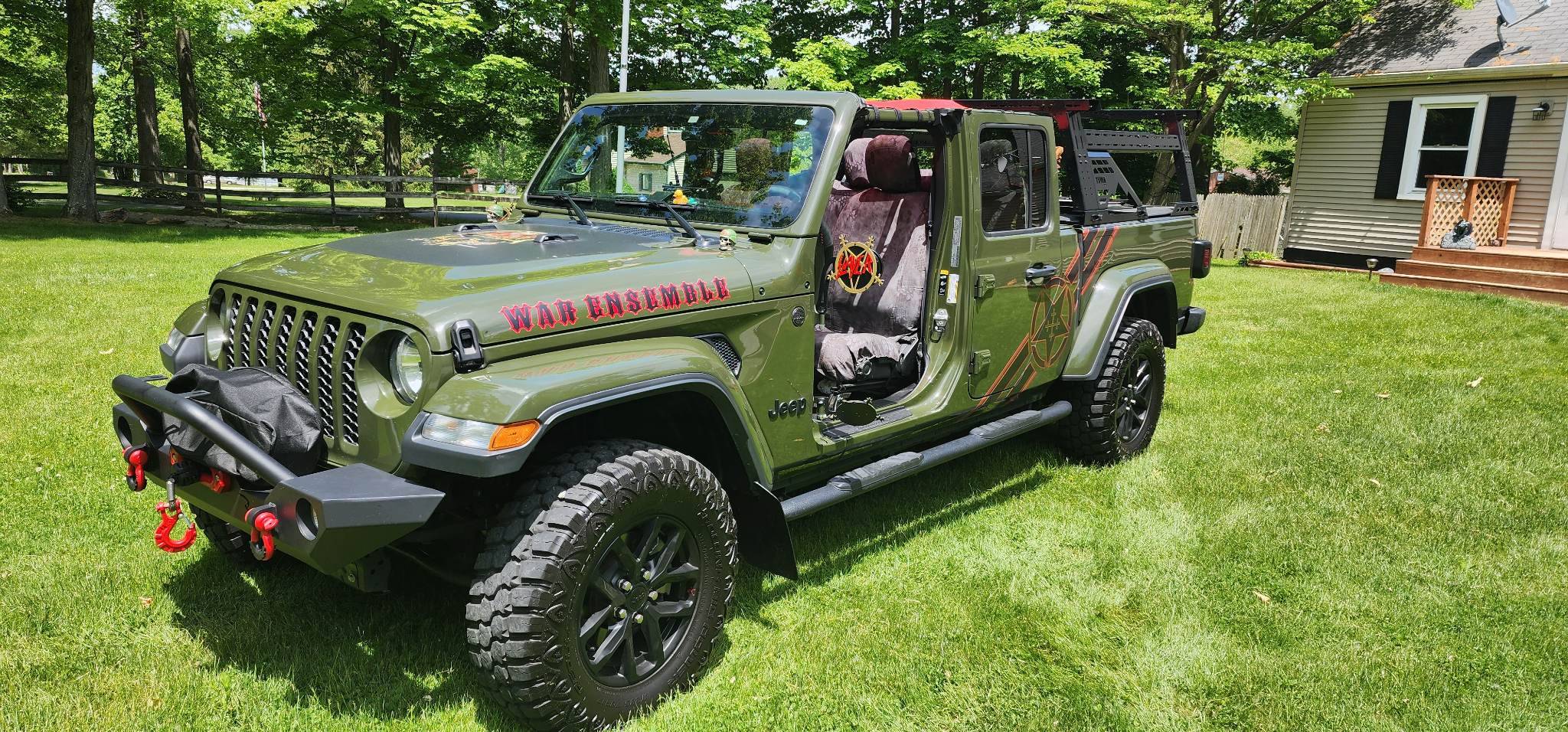 Pic request: Hard top off - rear doors on | Jeep Gladiator (JT) News ...