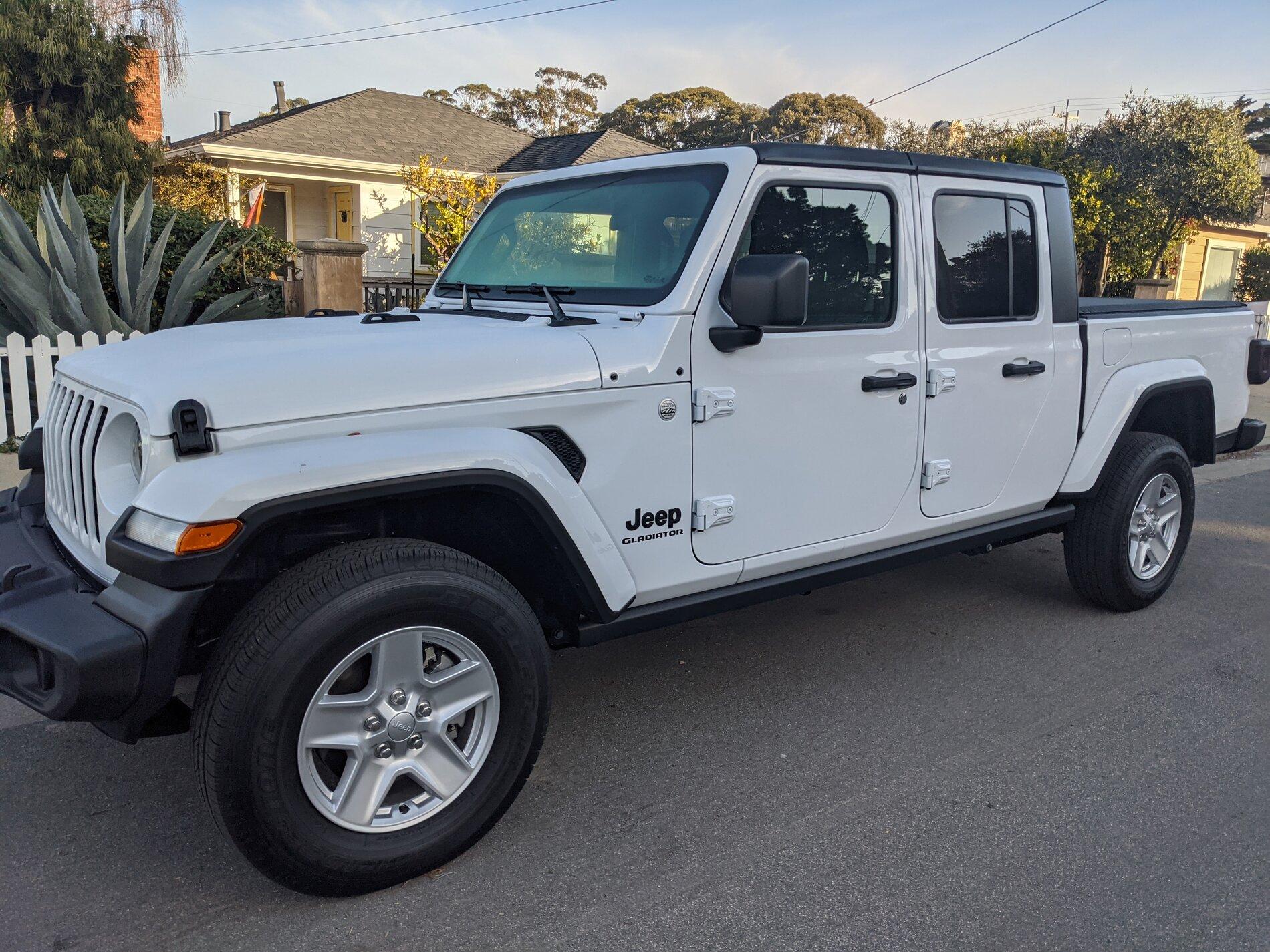 '21 Great White Edition Sport S MT build | Jeep Gladiator (JT) News ...
