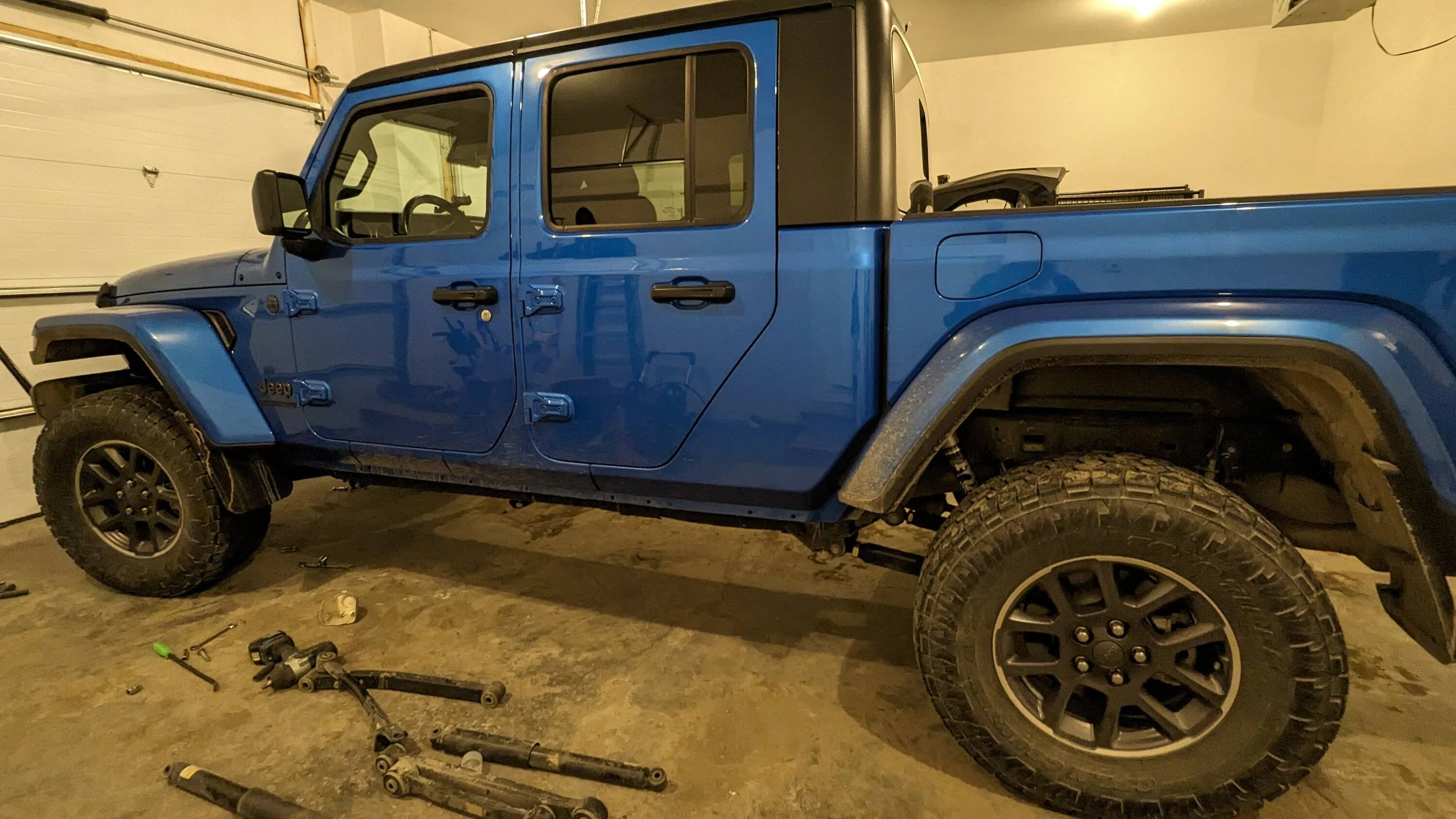 Alaska Daily Drivers: Hydro Blue 80A and Bright White JTR | Jeep ...