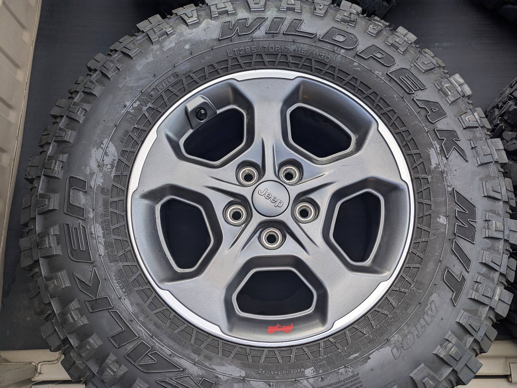 Illinois - 2020 Gladiator Rubicon Wheels and Tires | Jeep Gladiator (JT ...