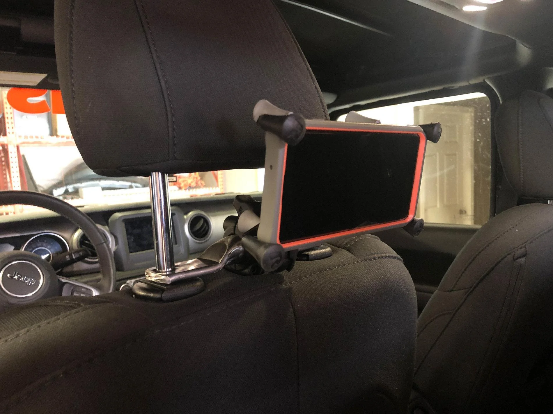 JL/JT Rear Seat RAM Mount Prototype | Jeep Gladiator (JT) News, Forum ...