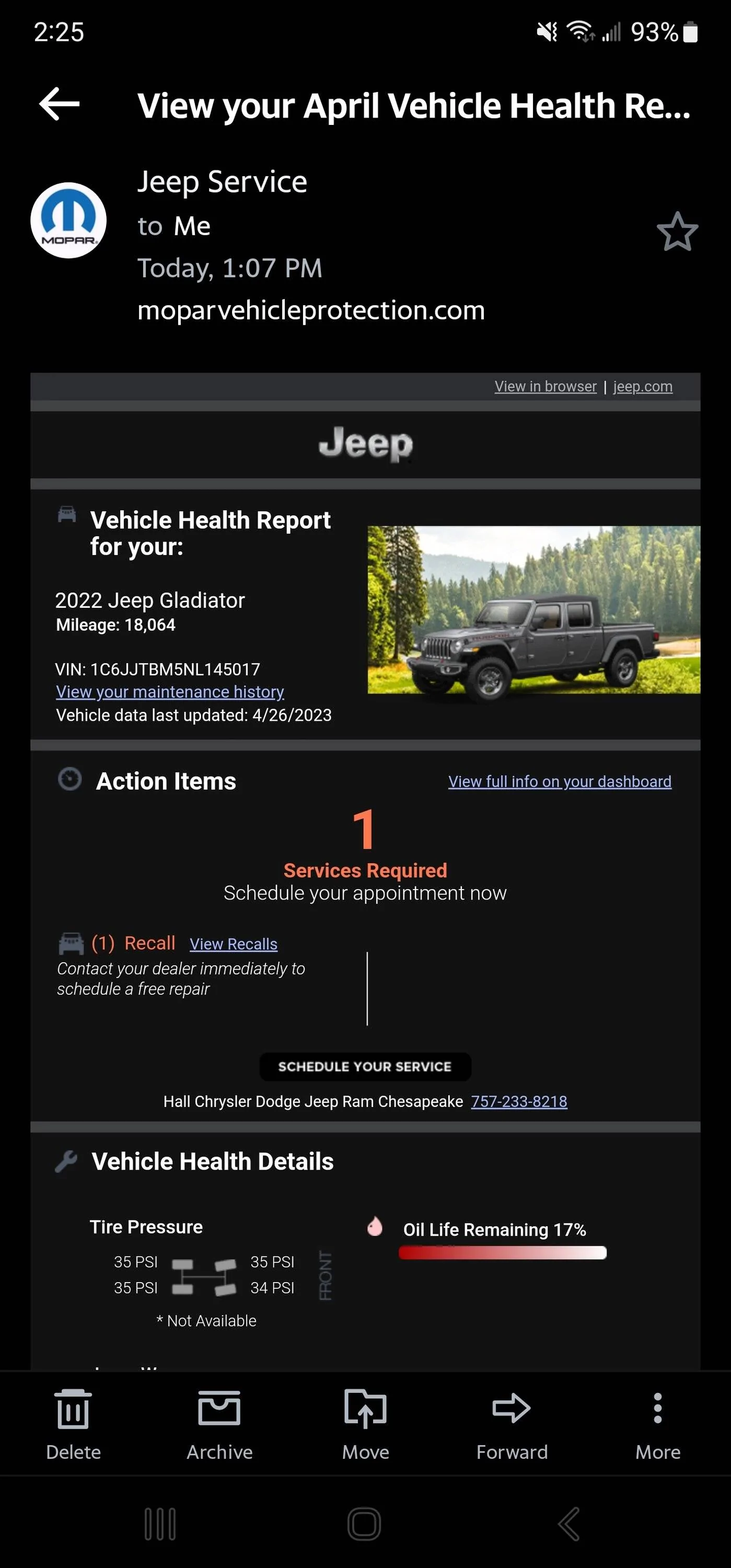 Recall: 3.0L EcoDiesel engine high pressure fuel pump (HPFP) failure ...