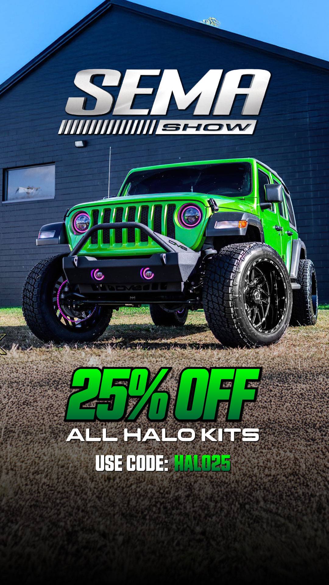 SEMA Show Kick Off - Save 25% On Halo Kits | Jeep Gladiator (JT) News ...