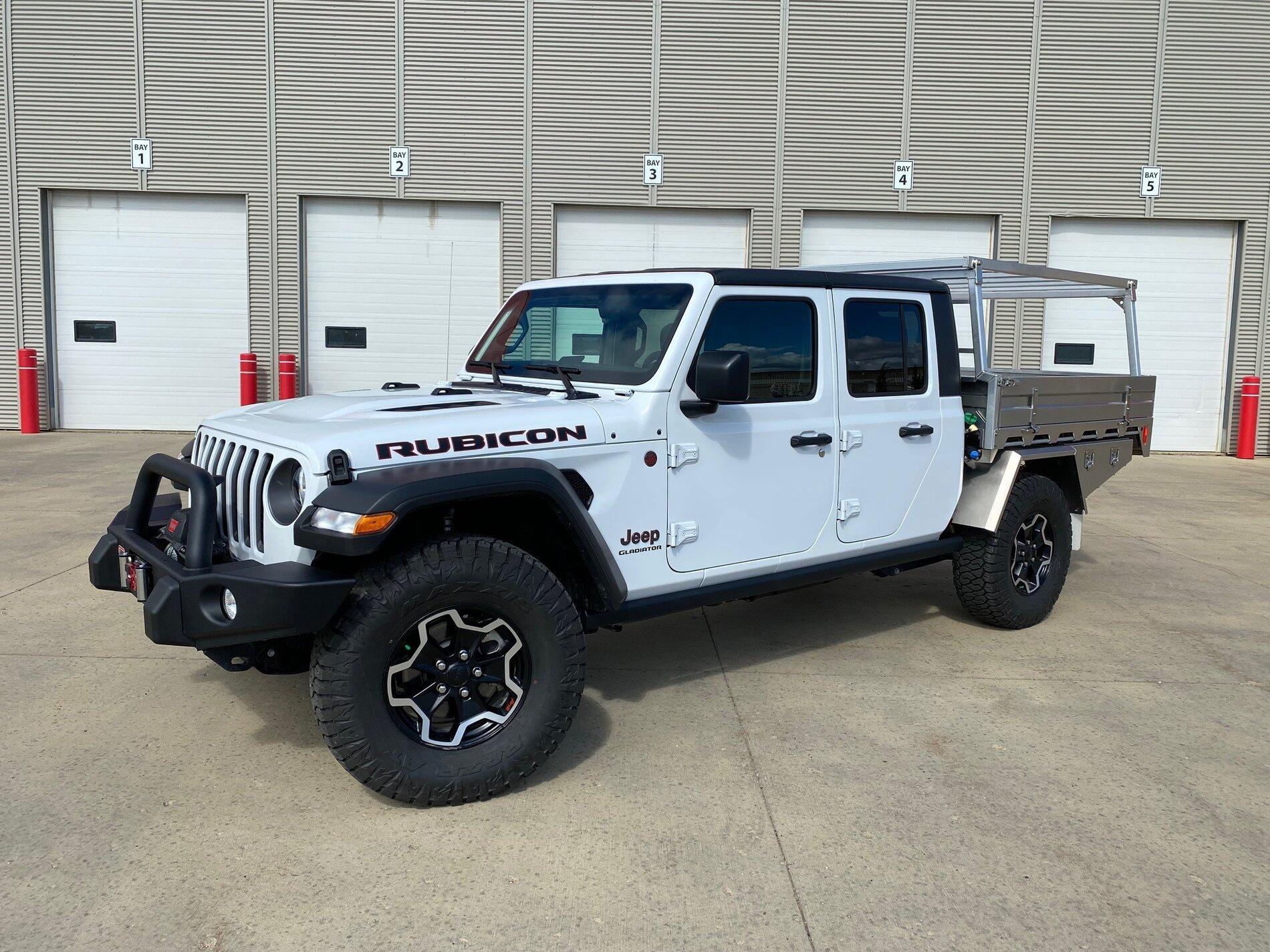Interesting build at the dealership - Brush Firefighting Jeep Gladiator ...