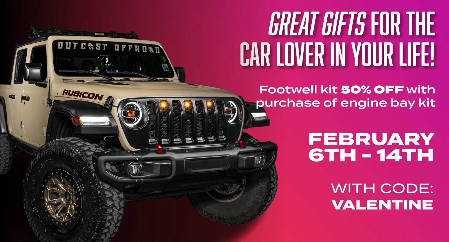 Save on Footwell LED Lighting this Valentines! | Jeep Gladiator (JT ...