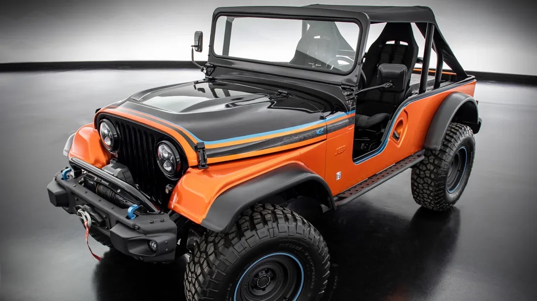 Jeep's 2022 SEMA concept is the Electric Jeep CJ Surge Concept | Jeep ...