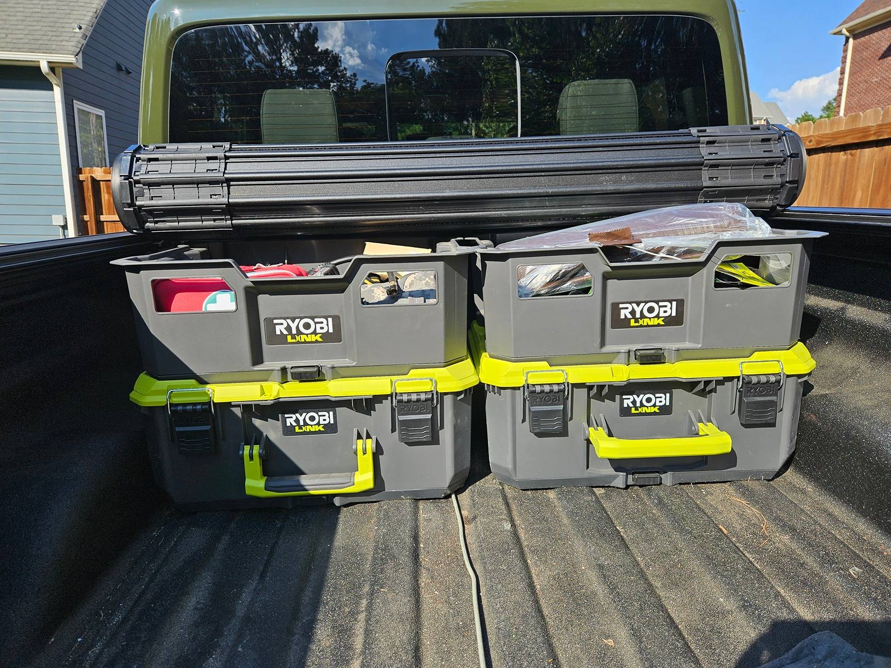 Bed Storage - Ryobi Link Boxes Fit Perfectly | Jeep Gladiator (JT) News ...